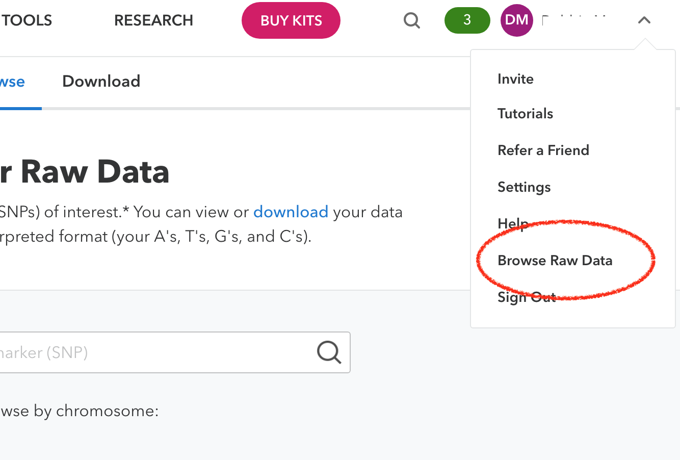 How to Download Your 23andMe Raw Data