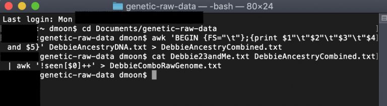 How to Combine 23andMe and AncestryDNA Raw Data Files