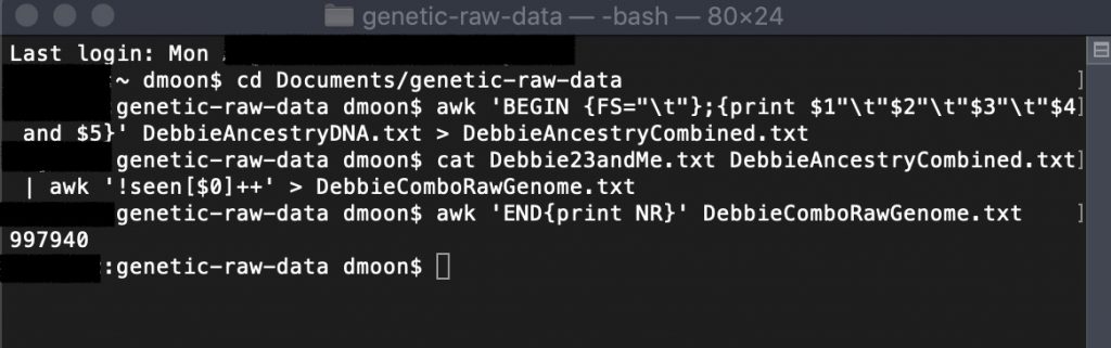 How to Combine 23andMe and AncestryDNA Raw Data Files