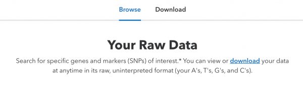 How to Download Your 23andMe Raw Data