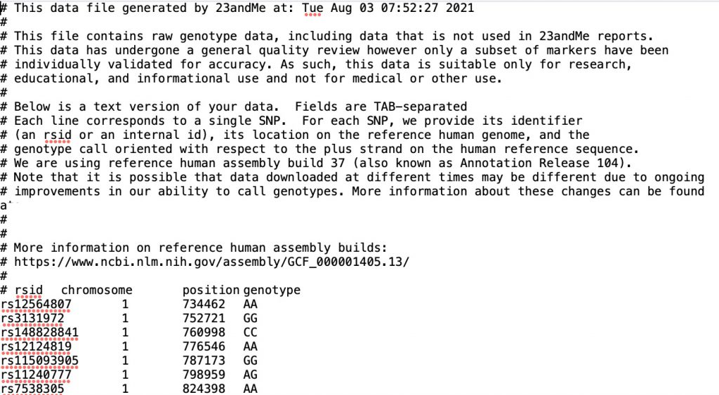 How to Download Your 23andMe Raw Data