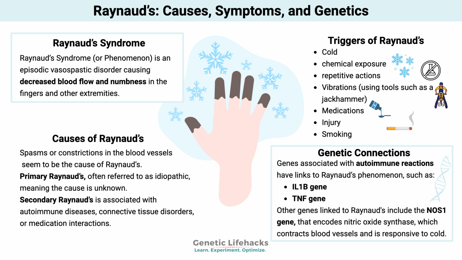 Raynaud’s: Causes, Symptoms, and Genetics
