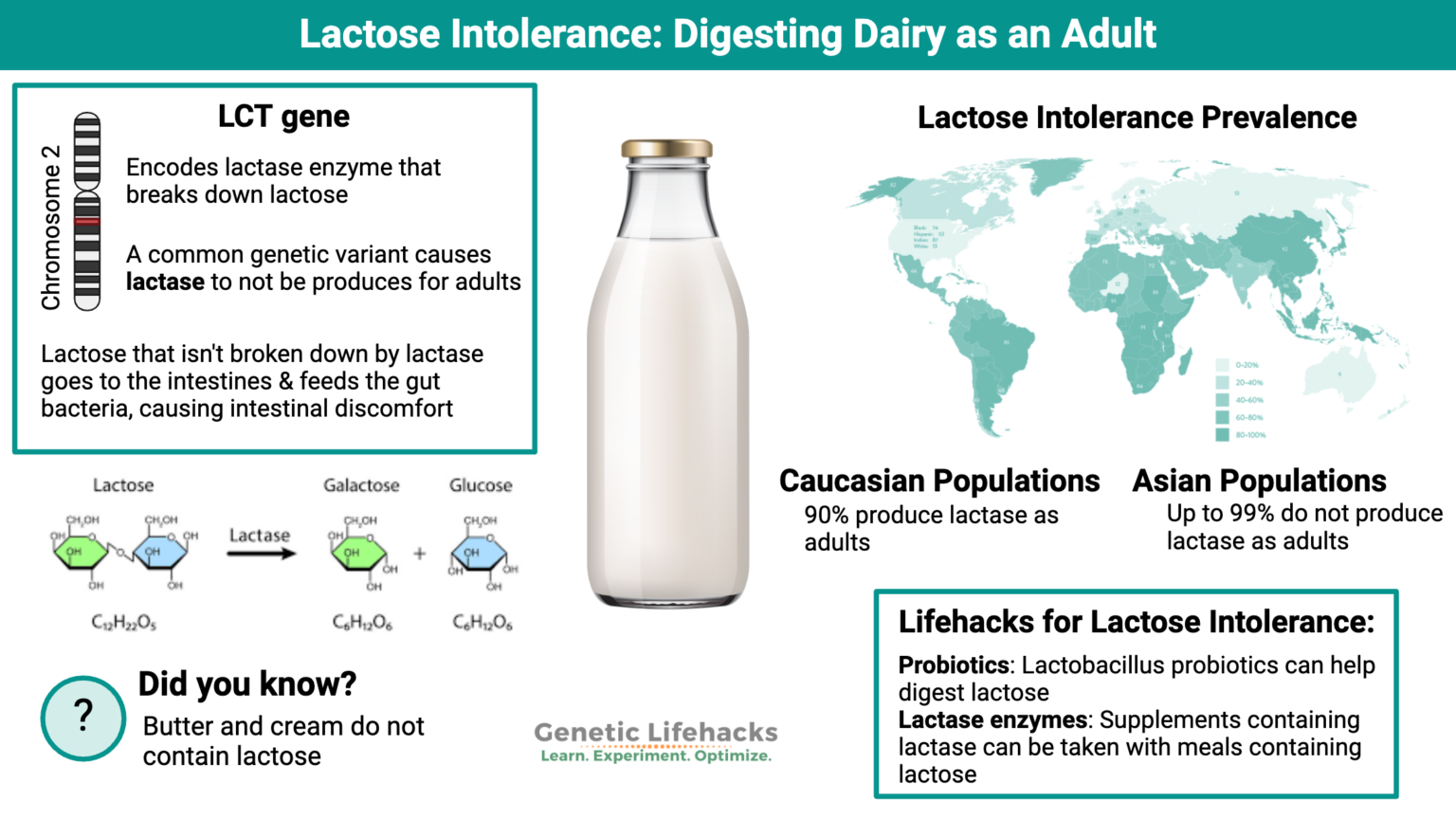 Lactose Intolerance: How to Check Your Genetic Data