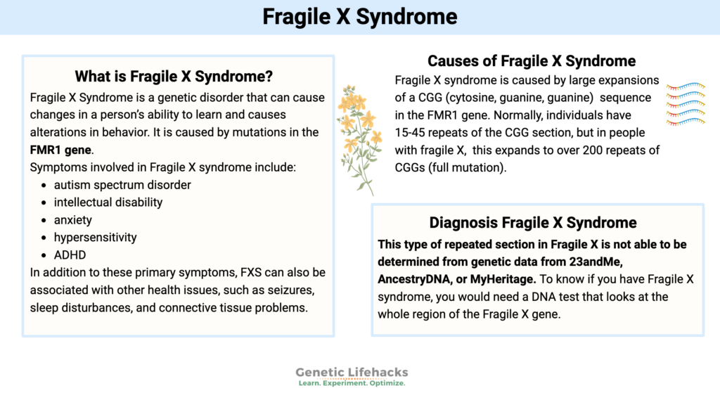 Fragile X Syndrome Fragile X Syndrome