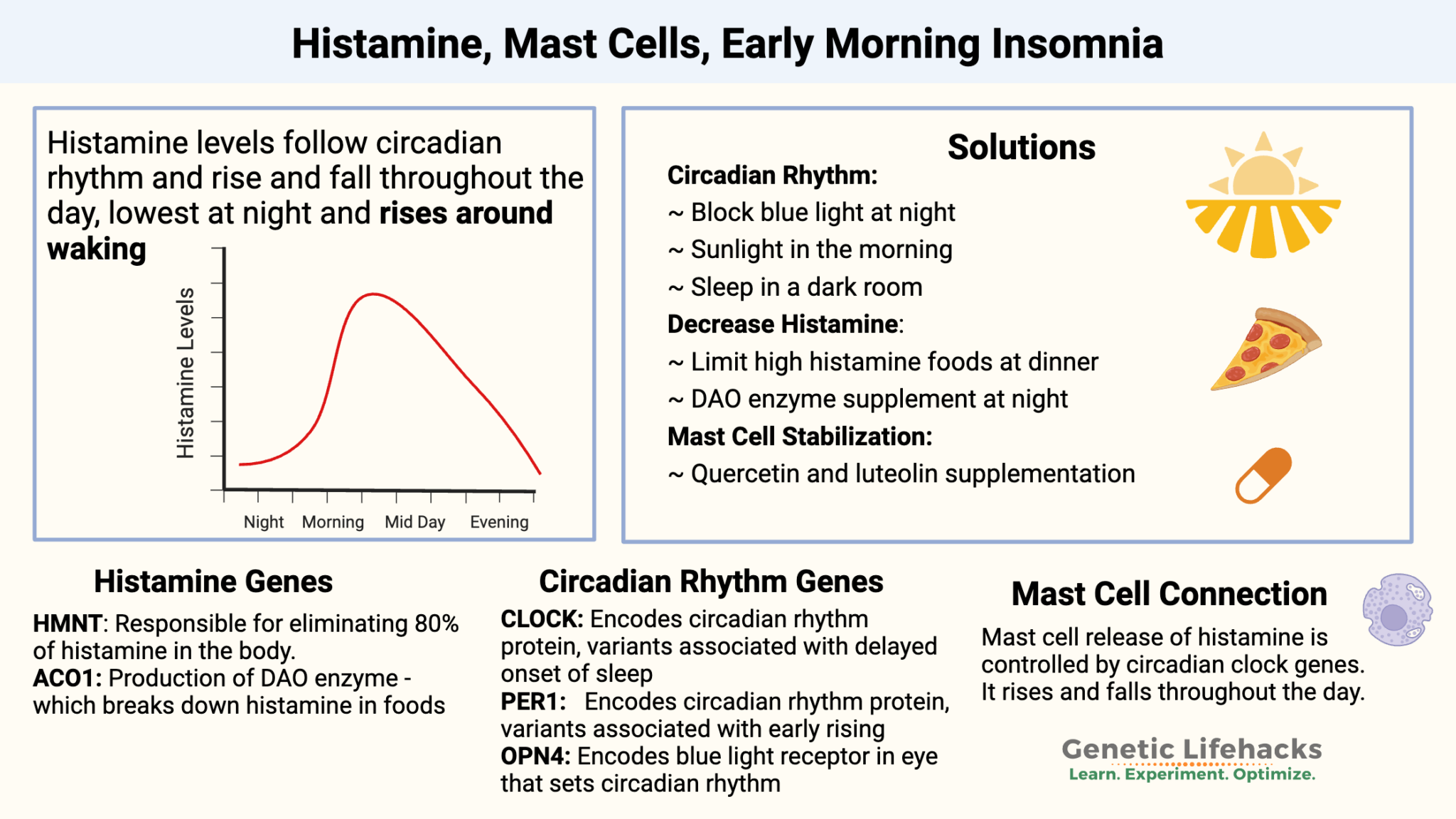 Histamine, Mast Cell Activation, and Early Morning Insomnia