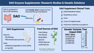 DAO Enzyme Supplements: Research Studies and Genetic Connections